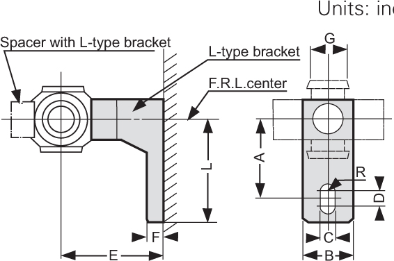 L-Type Brackets/L-Type Brackets with Spacer On M & M Rogness Equipment Co.